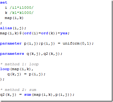 Yet Another Math Programming Consultant: Speed of loops in GAMS